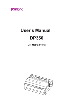 Jolimark DP350 - User's manual
