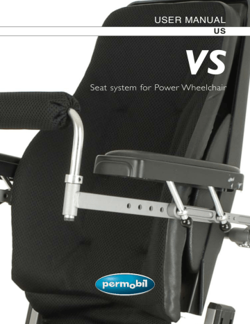 Permobil VS Power Wheelchair Seat User Manual | Manualzz