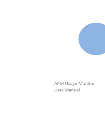 APM Usage Monitor User Manual | Manualzz