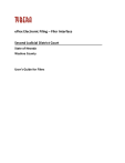 eFlex Electronic Filing Filer Interface User’s Guide | Manualzz