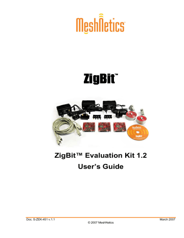 ZigBit Evaluation Kit 1.2 User's Guide | Manualzz