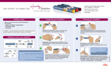 Humalog KwikPen User Manual | Manualzz
