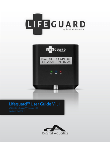 Digital Aquatics Lifeguard User Guide V1.1 | Manualzz