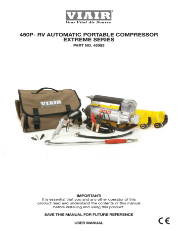 VIAIR 45053 450P RV Automatic Portable Compressor Kit, 12-Volt(12v ...