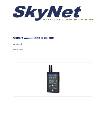 SHOUT nano USER`S GUIDE | Manualzz