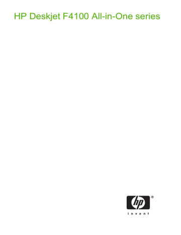HP Deskjet F4100 All-in-One Printer series User guide | Manualzz