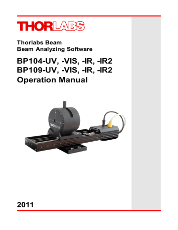 Thorlabs Beam Profiler
