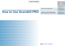 Fujitsu ScandAll PRO User Manual | Manualzz