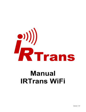IR Transceiver WiFi IRTrans, IRDB Manual | Manualzz
