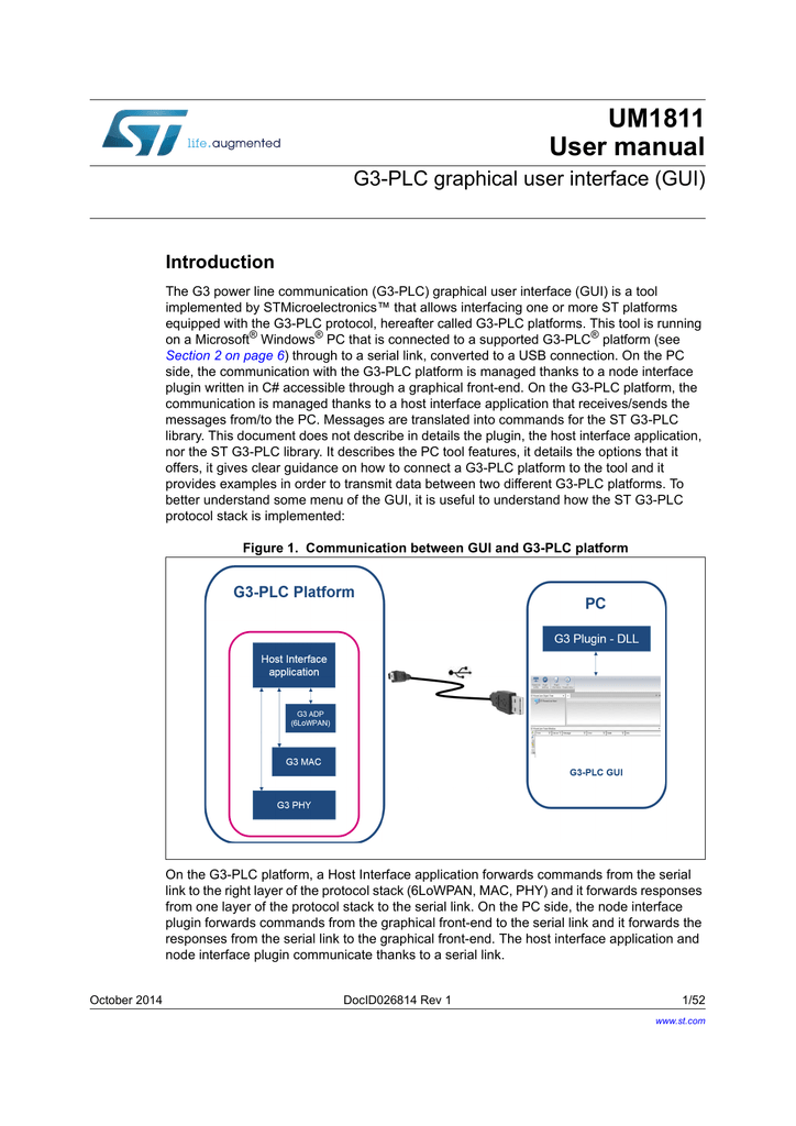 G3-PLC graphical user interface (GUI) | Manualzz