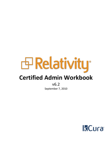 Relativity software User Manual | Manualzz