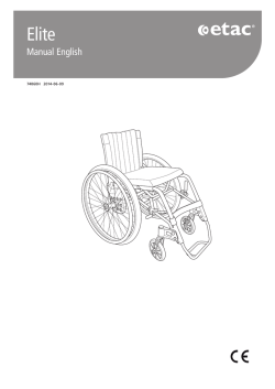 Etac Elite - User manual | manualzz.com