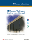 RETScreen Passive Solar Heating Manual: AI Chat & PDF | Manualzz