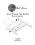 ECI Fuel Systems Under-Chassis Fuel System User's Manual | Manualzz