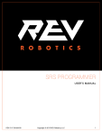 REV Robotics SRS Programmer Manual | AI Chat & PDF | Manualzz