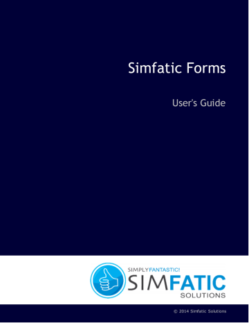 Simfatic Web Forms User's Guide | Manualzz