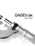GAGEtrak Lite 8.0 User Guide | Manualzz