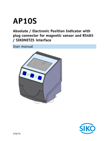 Position Indicator AP10S User Manual | Manualzz