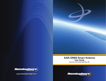 Hemisphere A325 GNSS Smart Antenna User Guide | Manualzz