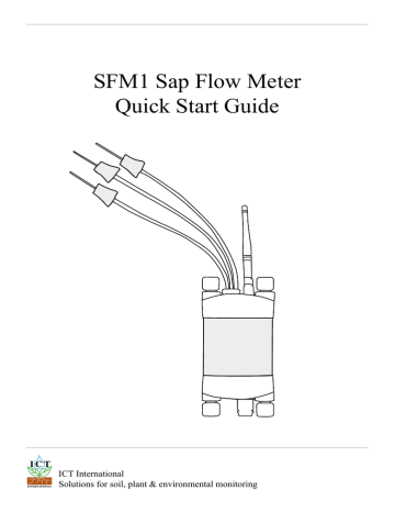 Sap Flow Meter SFM1 Quick Start Guide | Manualzz