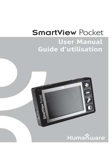 Humanware SmartView Pocket User manual | Manualzz