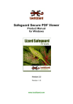 LockLizard Safeguard Secure PDF Viewer Product Manual for Windows ...