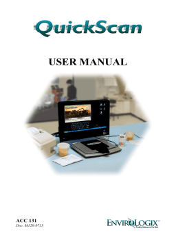 Envirologix QuickScan - User manual