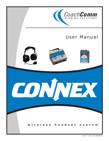 CoachComm Connex Wireless Headset System User Manual | Manualzz