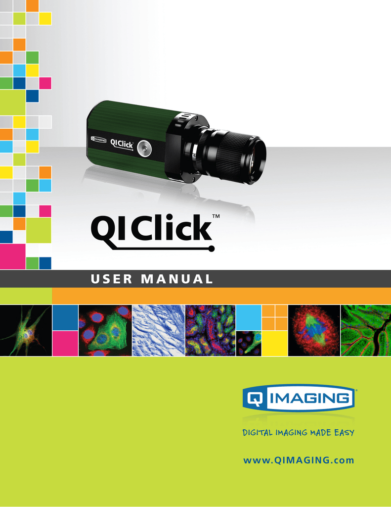 Q Imaging QI Click User manual | Manualzz