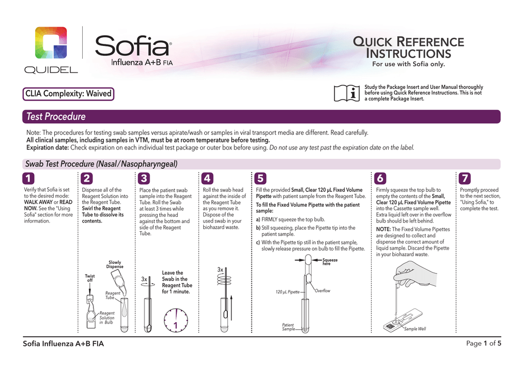 QUICK REFERENCE INSTRUCTIONS | Manualzz