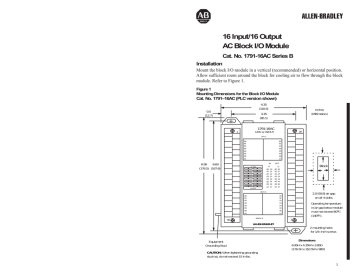 Allen-Bradley 1791-16AC Series B Installation Instructions | Manualzz