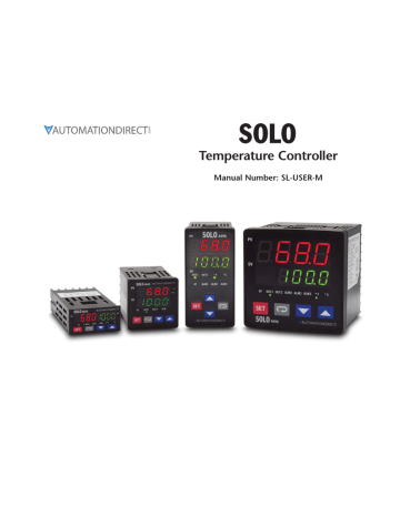 SOLO Temperature Controller User Manual SL-USER-M | Manualzz
