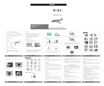 FMS P-51 Operating Manual | Manualzz