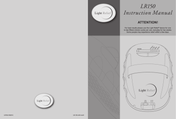Light Relief LR150 Instruction manual | Manualzz