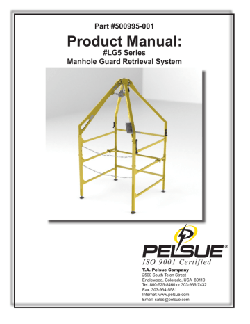Pelsue LG5 Series Manhole Guard Retrieval System Manual | Manualzz
