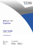 TDSi EXgarde Access Management Software User Manual | Manualzz