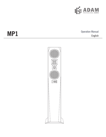 Adam MP1 User manual | Manualzz