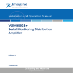 Imagine Communications 6800+ ARG6800+ Installation and Operation Manual ...