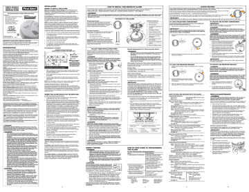 First Alert SC7010BV Hardwired Interconnected Smoke and Carbon Monoxide ...