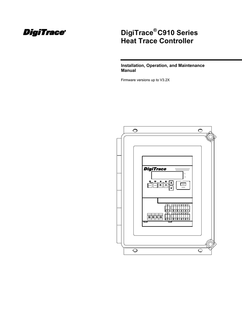 DigiTrace C910 Series Heat Trace Controller | Manualzz