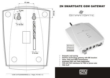 2N SmartGate Quick Start Manual | Manualzz