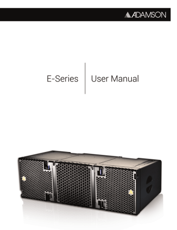Adamson E219 User manual | Manualzz