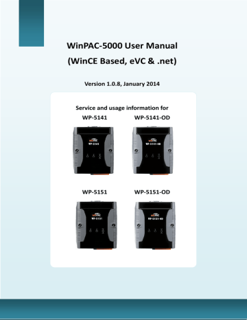 WinPAC-5000 WP-5141, WP-5141-OD, WP-5151, WP-5151-OD User Manual | Manualzz