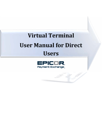 Virtual Terminal User Manual | Manualzz