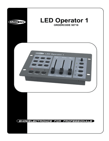 Showtec LED Operator 1 User Manual | Manualzz
