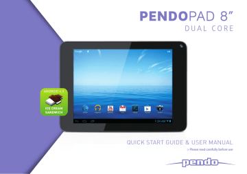 Pendo Pad 8 Quick Start Manual & User Manual | Manualzz