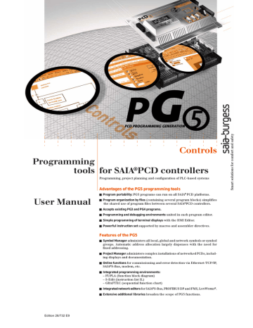 SAIA PCD controllers User Manual | Manualzz