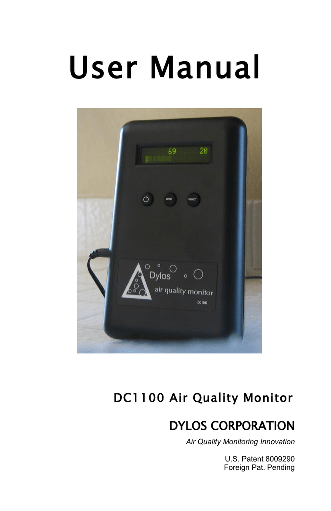 Dylos DC1100 User manual | Manualzz