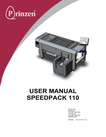 Prinzen Speedpack 110 User Manual | Manualzz