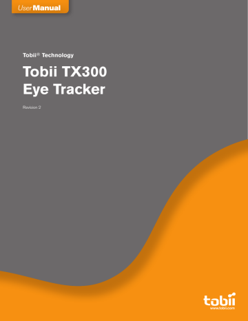 Tobii TX300 Eye Tracker User Manual | Manualzz